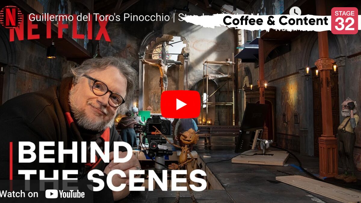 Coffee & Content: Behind-the-Scenes of Guillermo del Toro's "Pinocchio ...