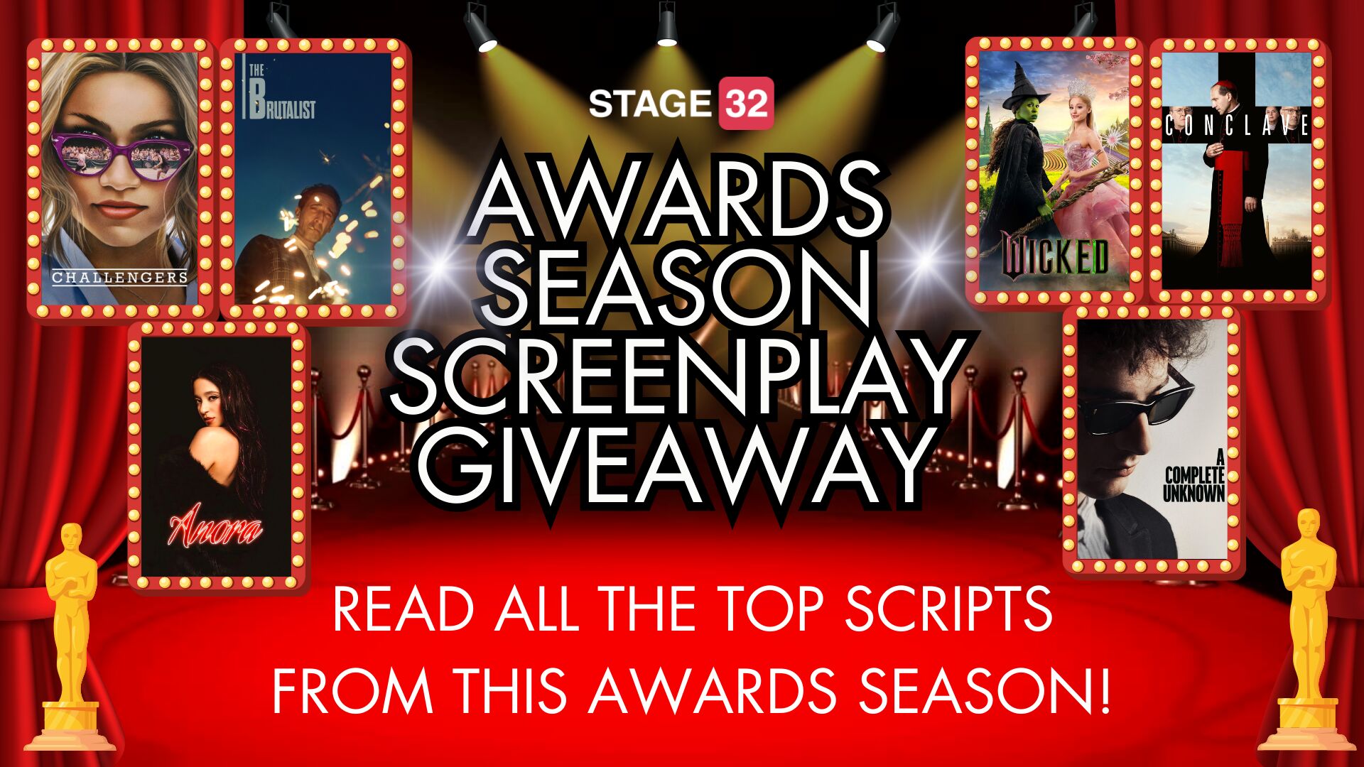 Announcing the Stage 32 Awards Season Script Giveaway - Stage 32